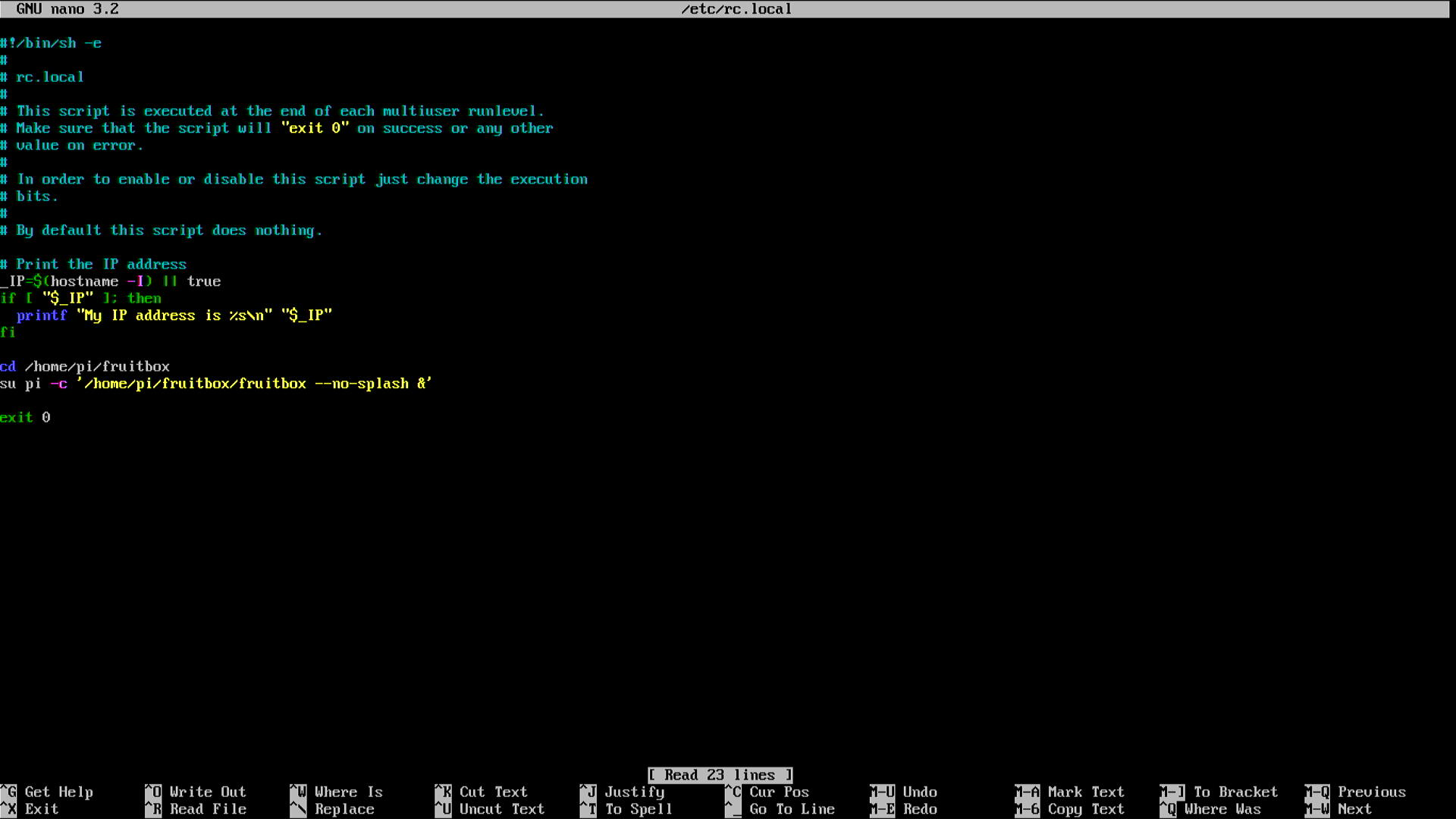 Fruitbox for Raspberry Pi3 - Fruitbox for Dummies
